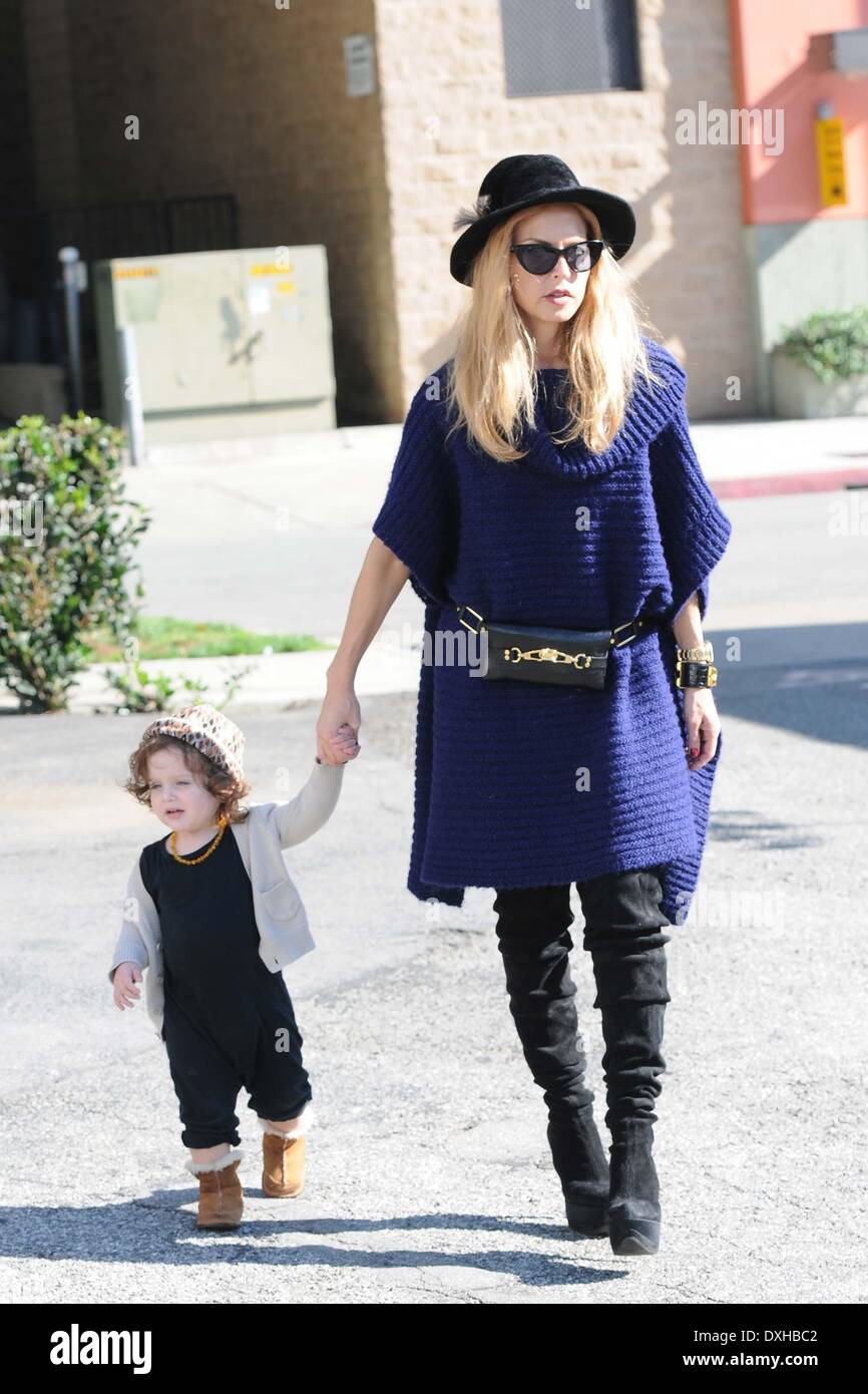 Rachel Zoe and son Skyler Berman are seen out and about in Los Angeles ...