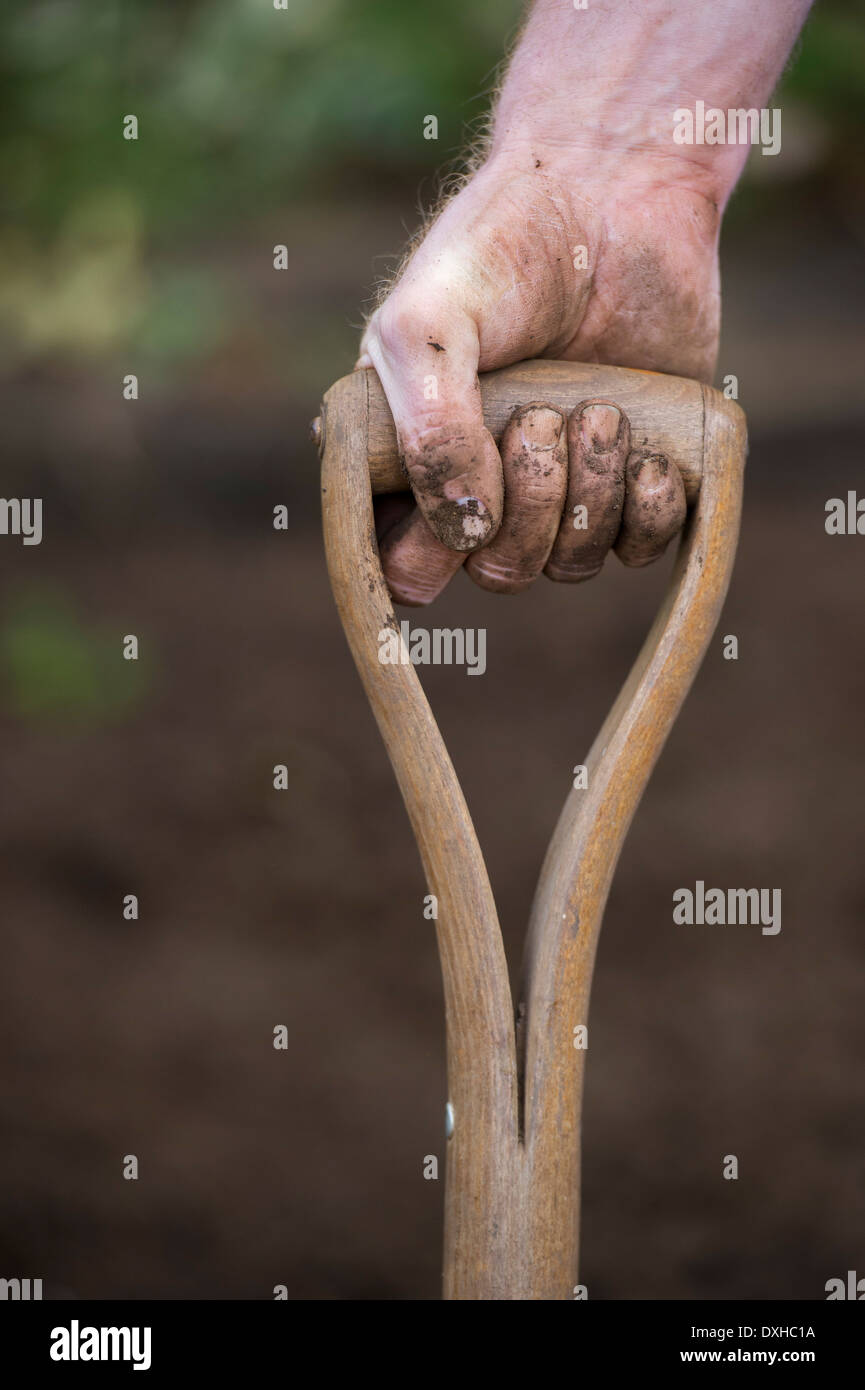 Man garden fork hi-res stock photography and images - Alamy