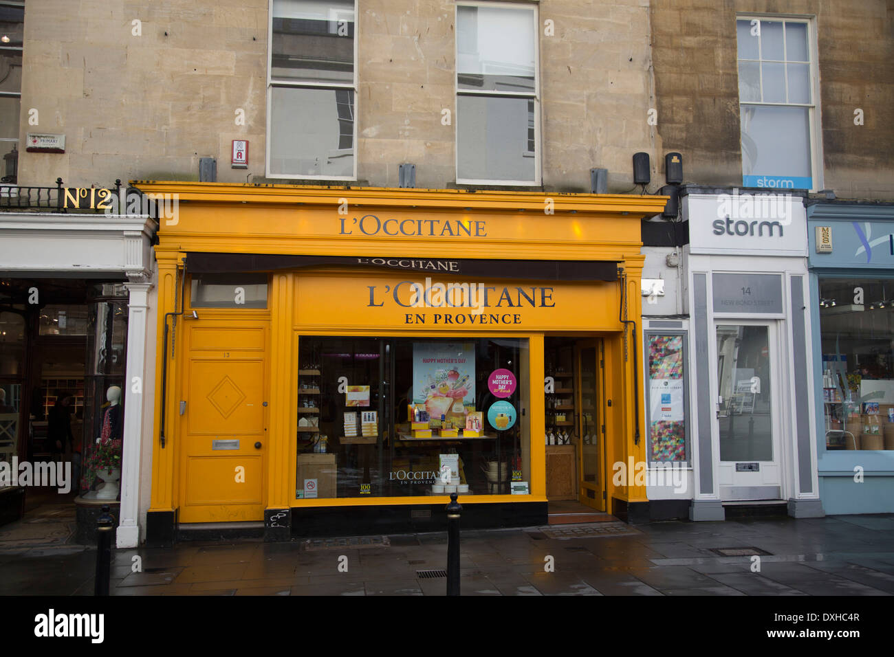 L'Occitane en Provence soap lotion posh shop front Stock Photo - Alamy
