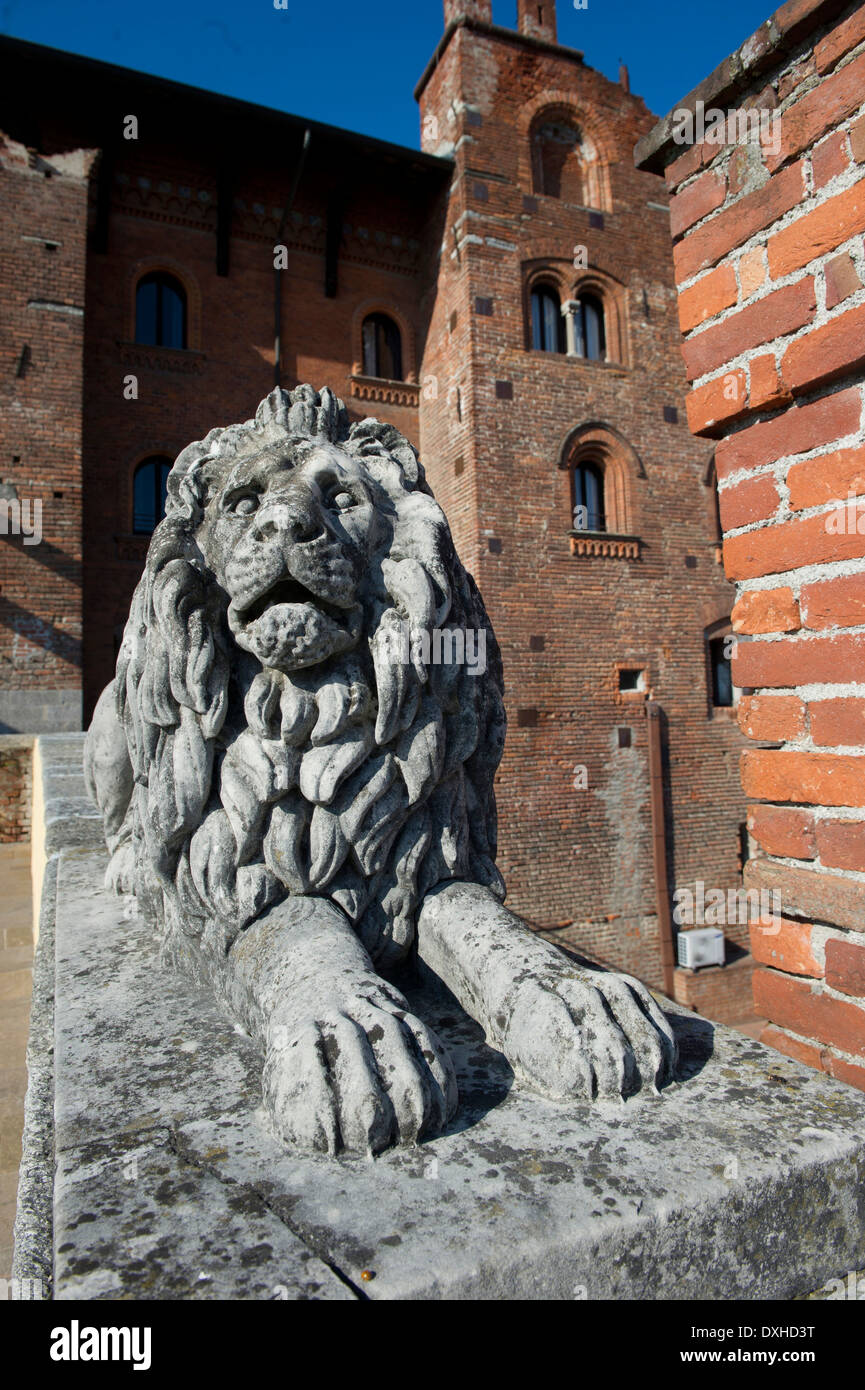 Carimate, castle, Europe, fortress, horizontal, Italy, Lombardy ...