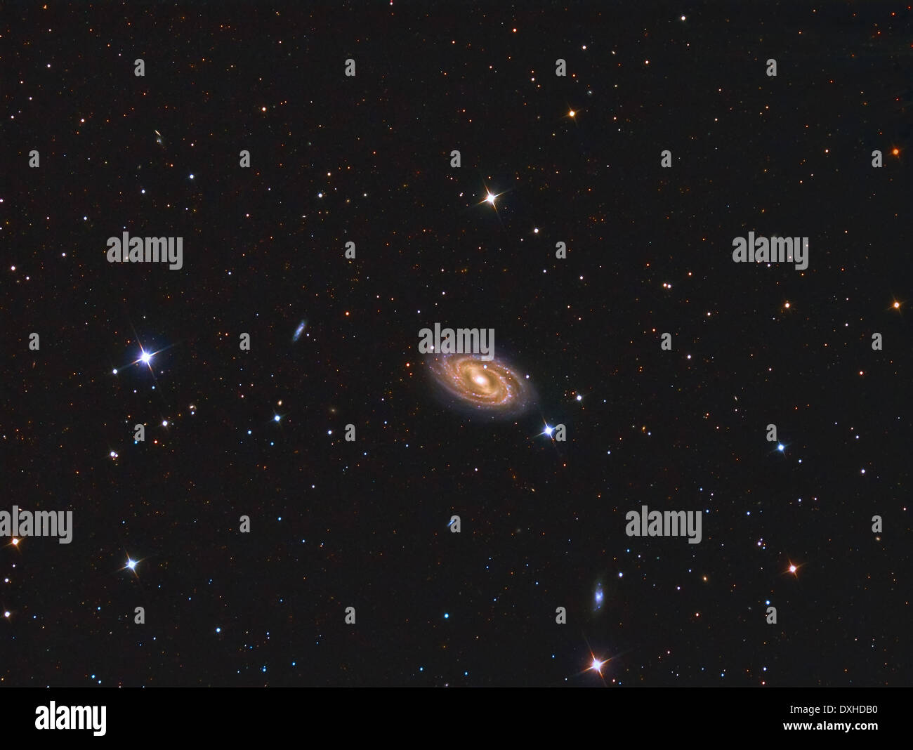 Barred spiral galaxy hi-res stock photography and images - Alamy