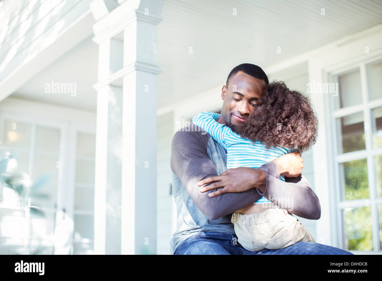 Father And Daughter Hugging