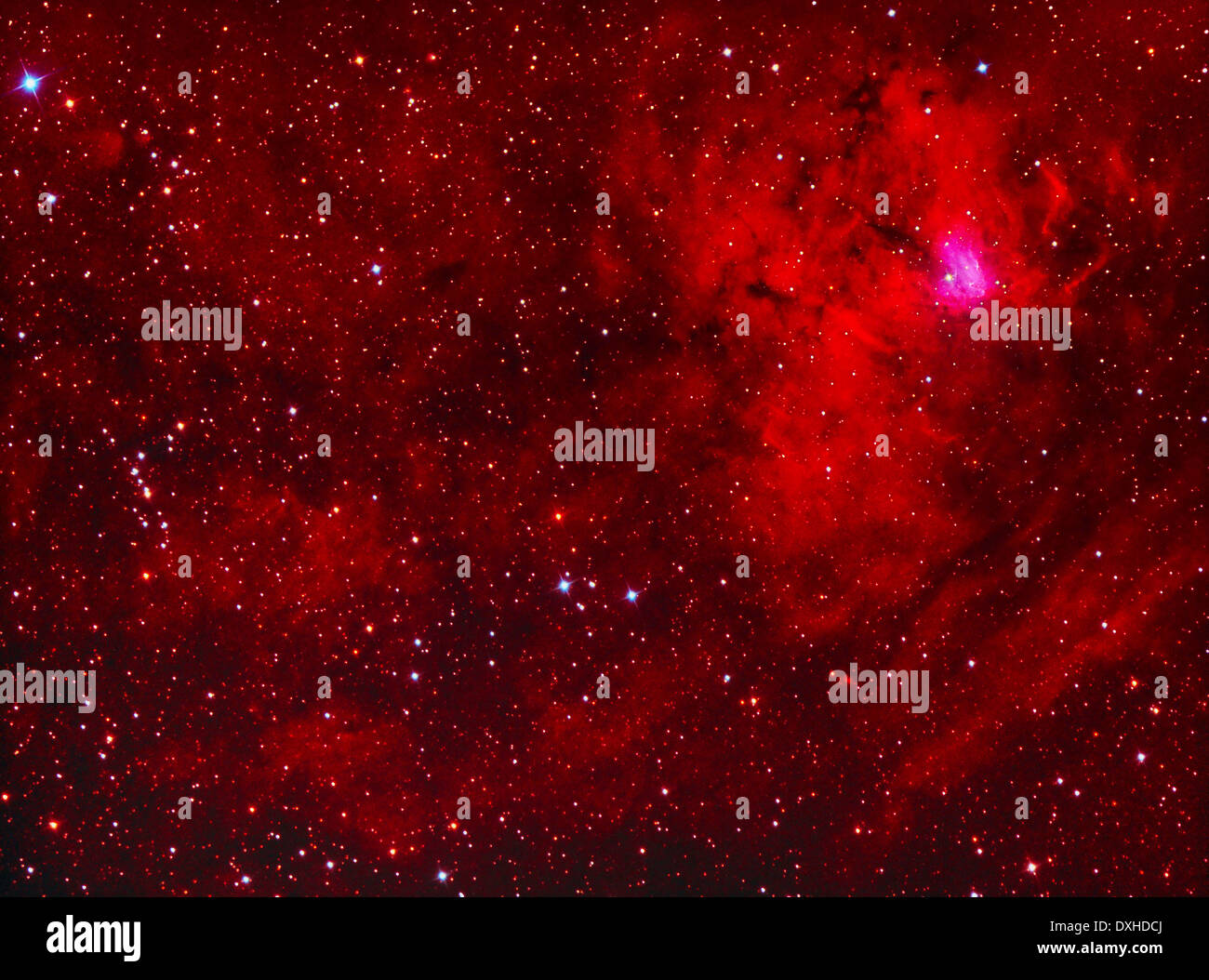 NGC1491 emission nebula in perseus Stock Photo - Alamy