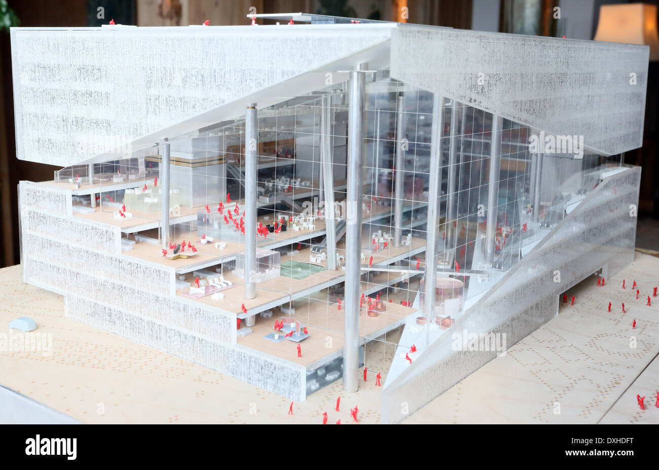 Berlin, Germany. 26th Mar, 2014. The design by architect Rem Koolhaas ...