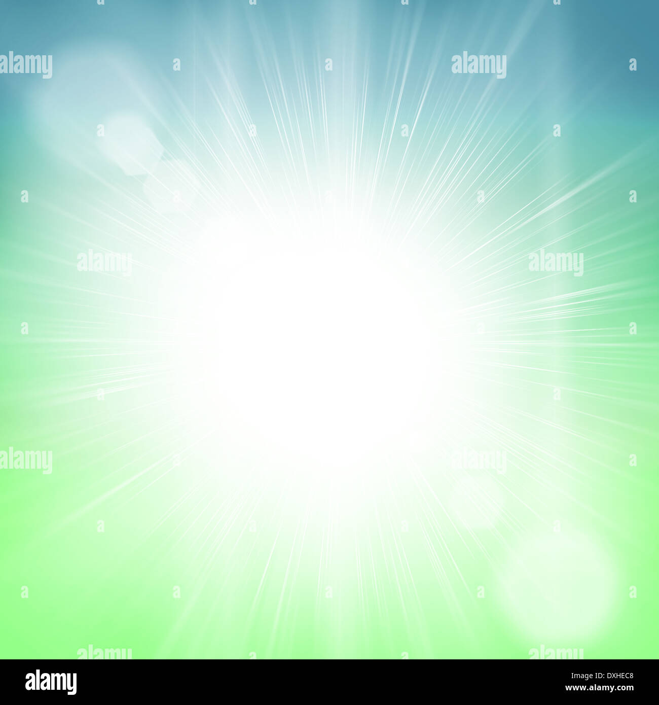 Bright sun light sky background Stock Photo - Alamy