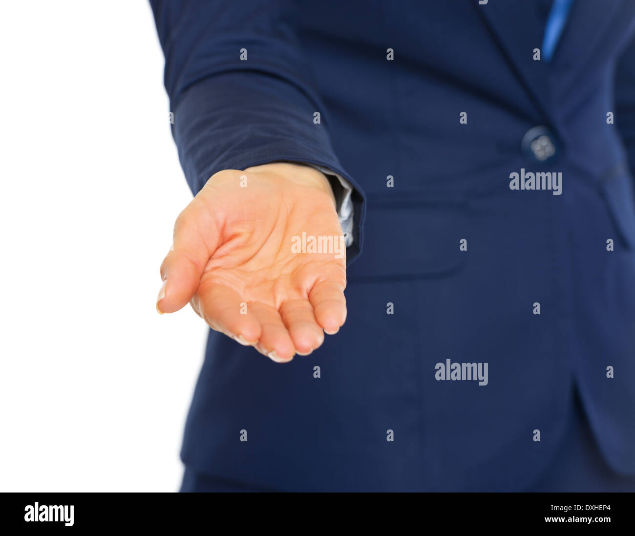 Woman with outstretched hand hi-res stock photography and images - Alamy