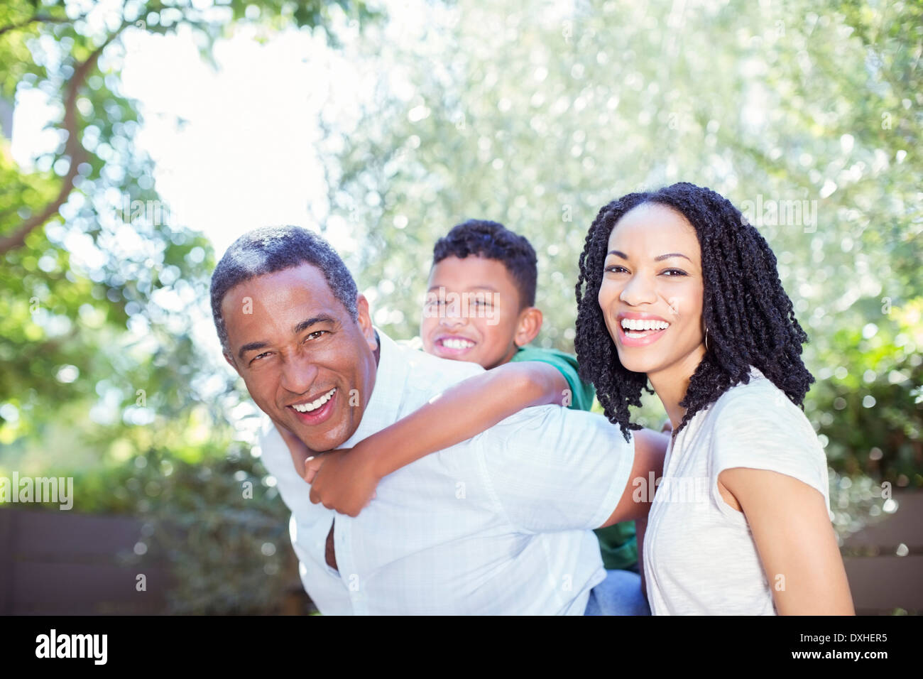 Happy Native American Family