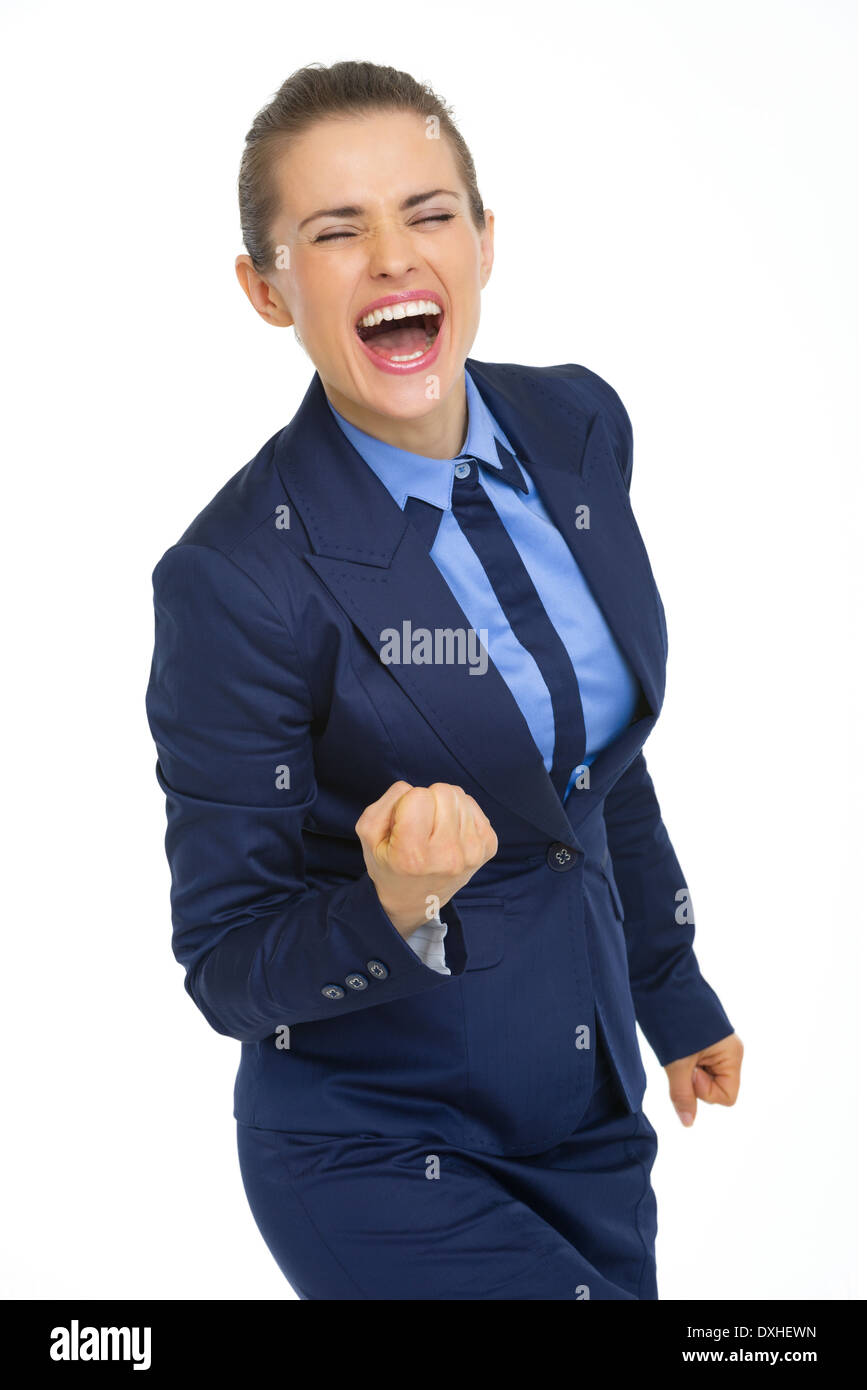 Woman fist pump hi-res stock photography and images - Alamy