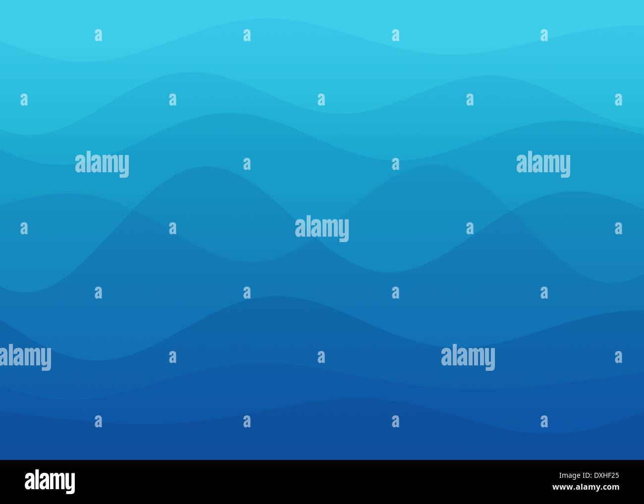 Abstract blue gradient wave background Stock Photo - Alamy