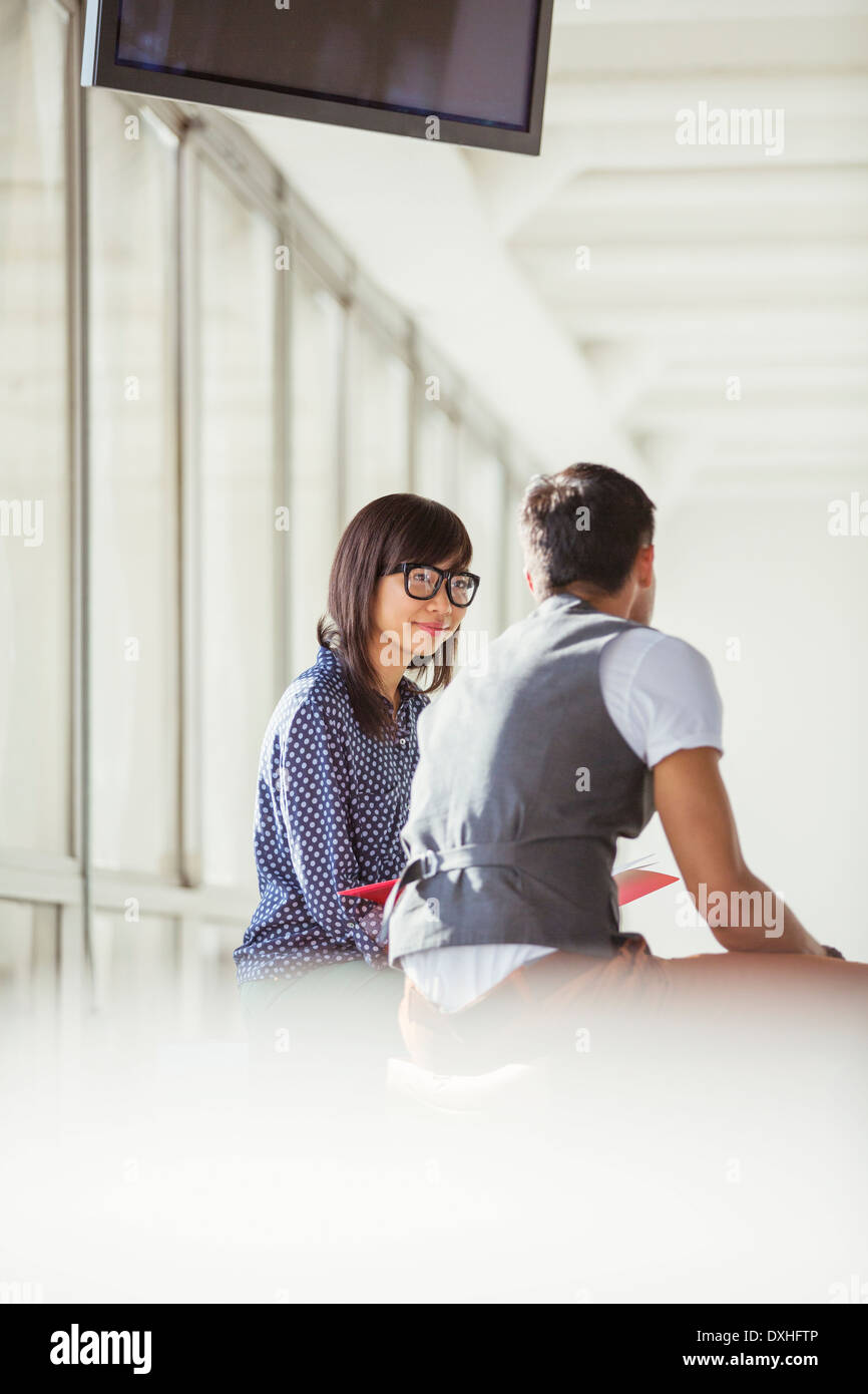 Businessman talking colleague hi-res stock photography and images - Alamy