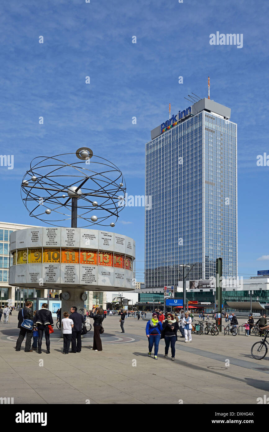 World clock alexanderplatz berlin hi-res stock photography and images - Alamy
