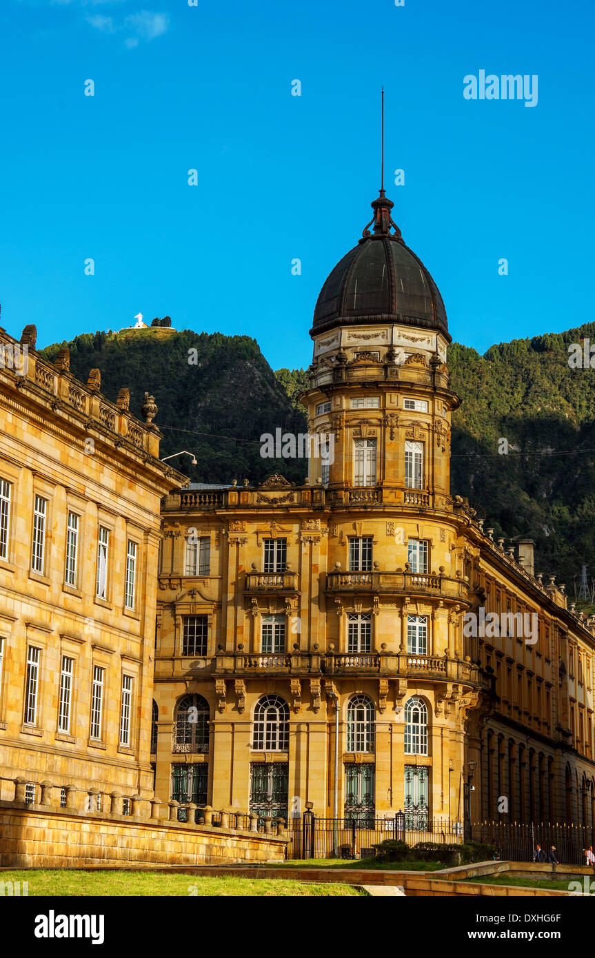 Governmental buildings in the center of Bogota, Colombia Stock Photo ...