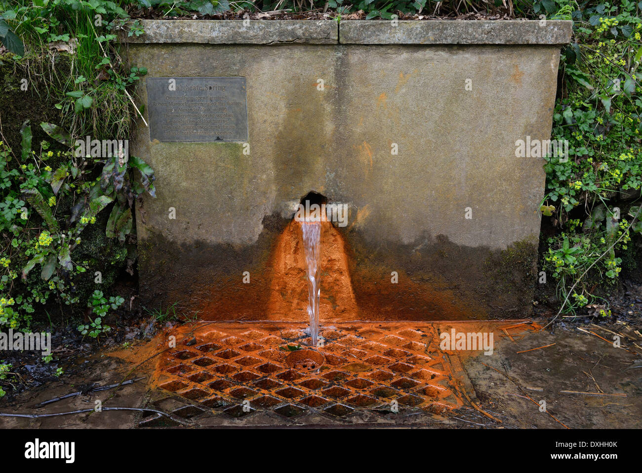 Chalybeate Spring. Alexandra Park. Hastings. East Sussex Stock Photo ...