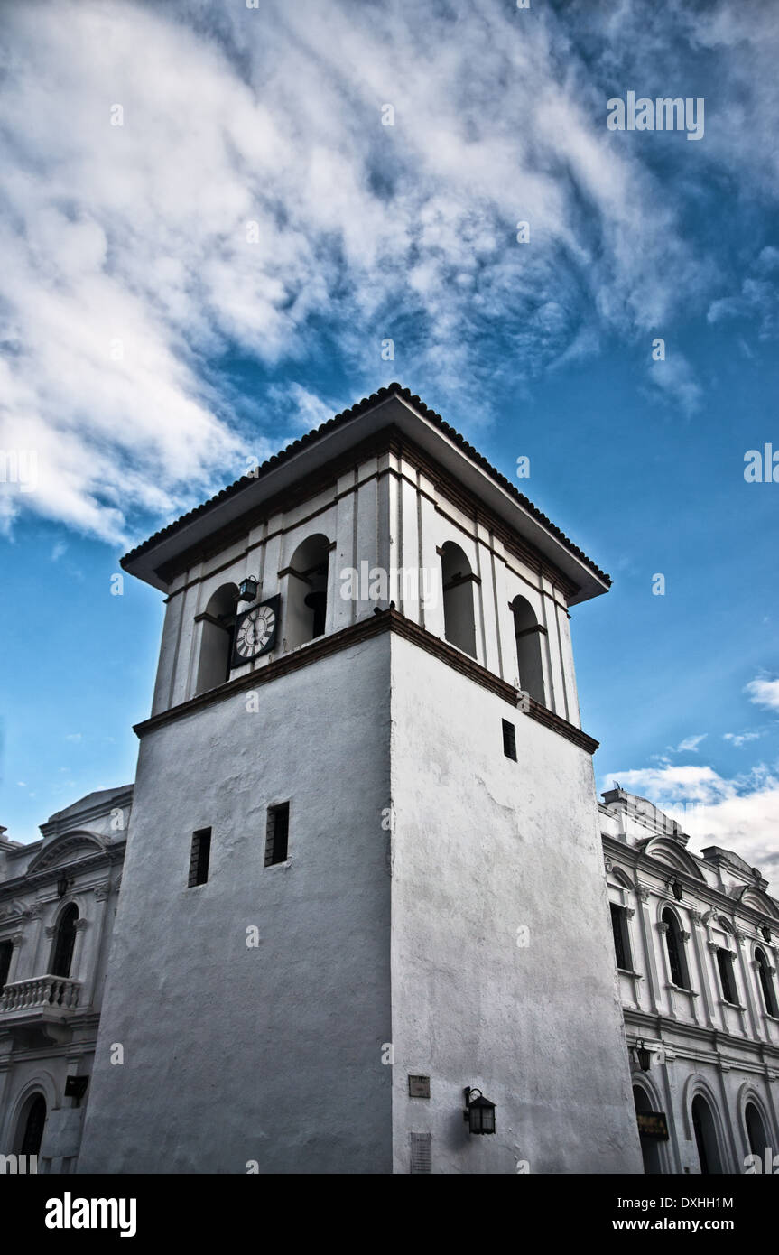 The colonial clock tower of Popayan, Colombia Stock Photo - Alamy