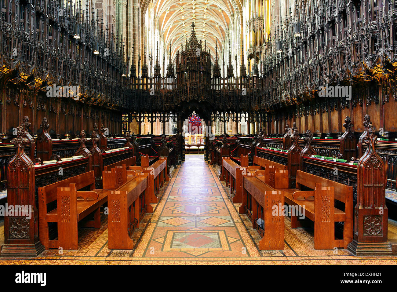 One of (25) images related to internal aspects of Chester Cathedral by ...
