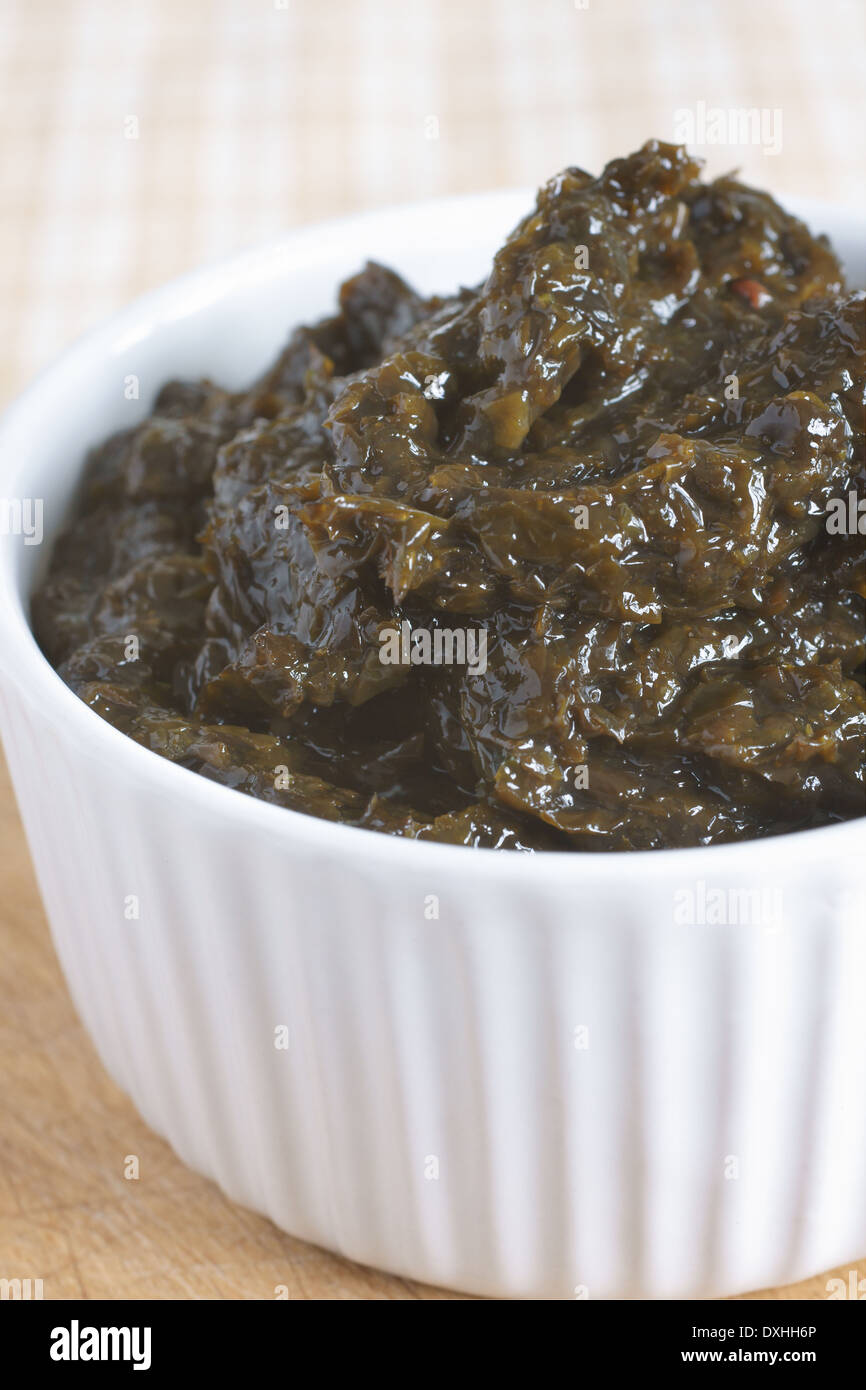 Laverbread a traditional Welsh delicacy made from laver or seaweed ...