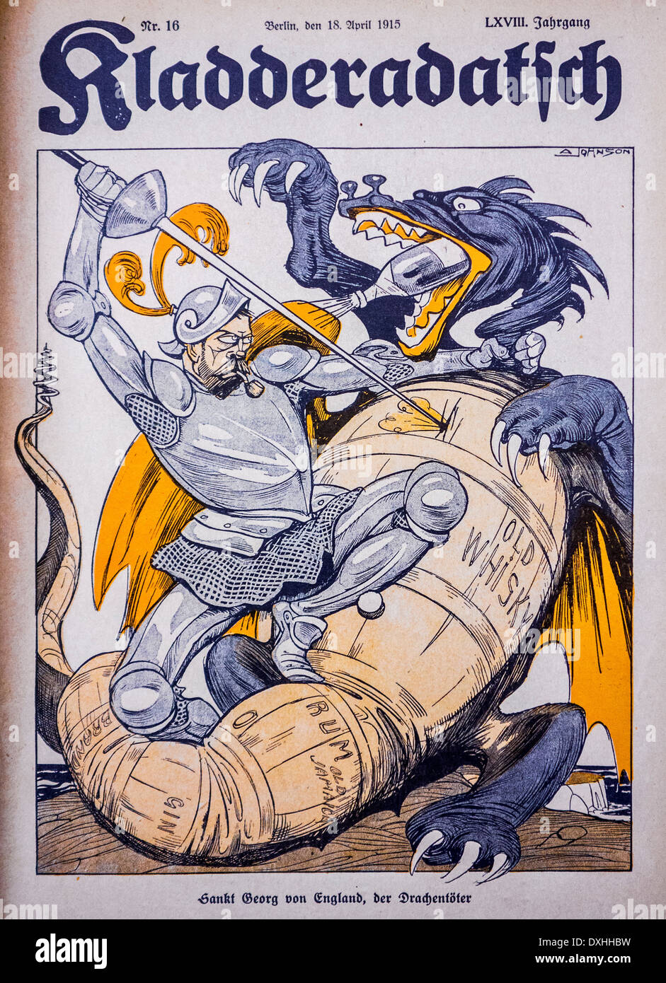 First world war wwi germany cartoon hi-res stock photography and images ...