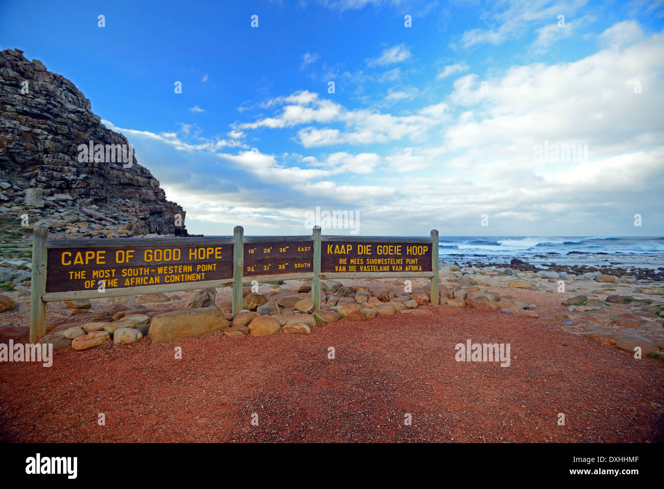 South africa cape point sign hi-res stock photography and images - Alamy