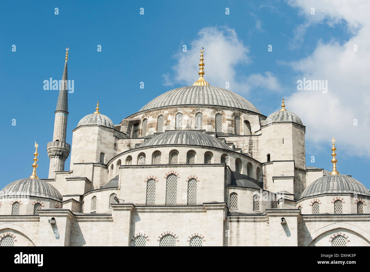 View of the New Mosque Yeni Cami in Istanbul Turkey Stock Photo - Alamy