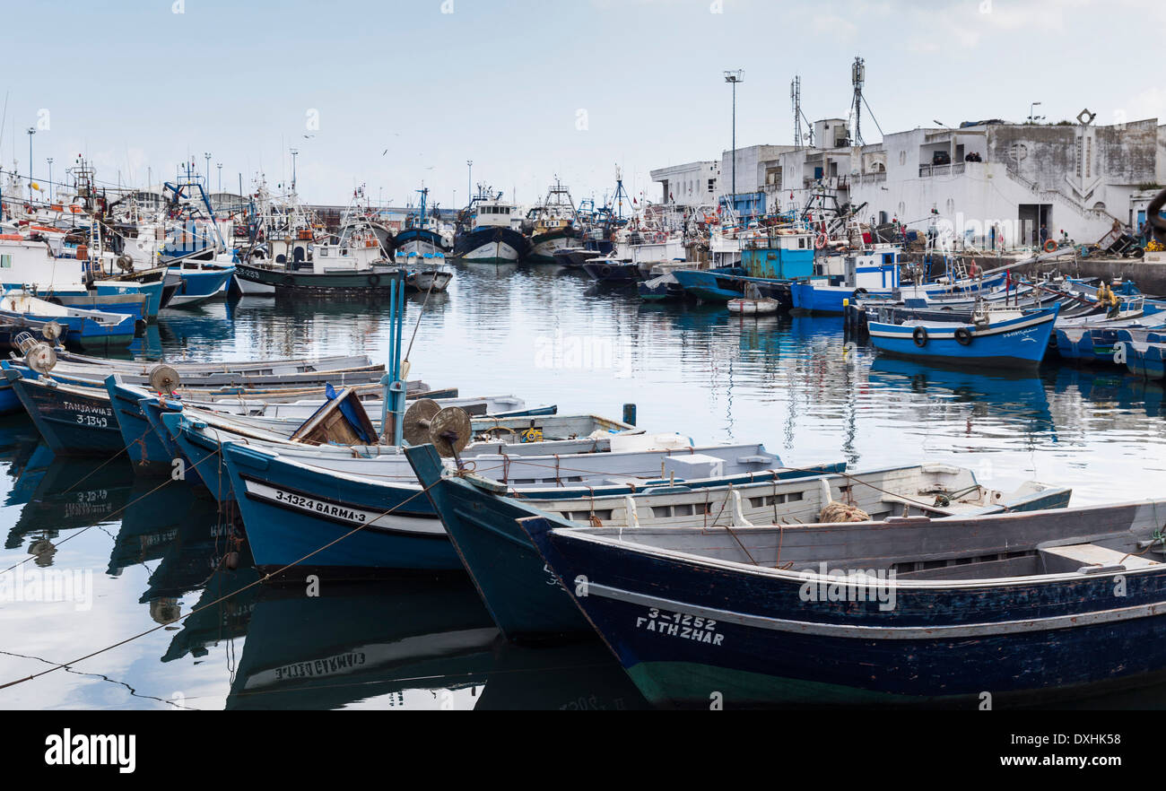 Port of Tangier, Morocco Stock Photo - Alamy
