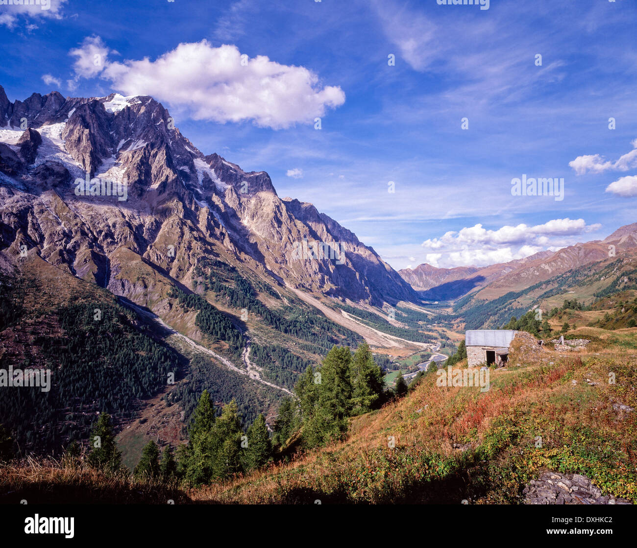 Val Ferret Valle d Aosta Italy Stock Photo - Alamy