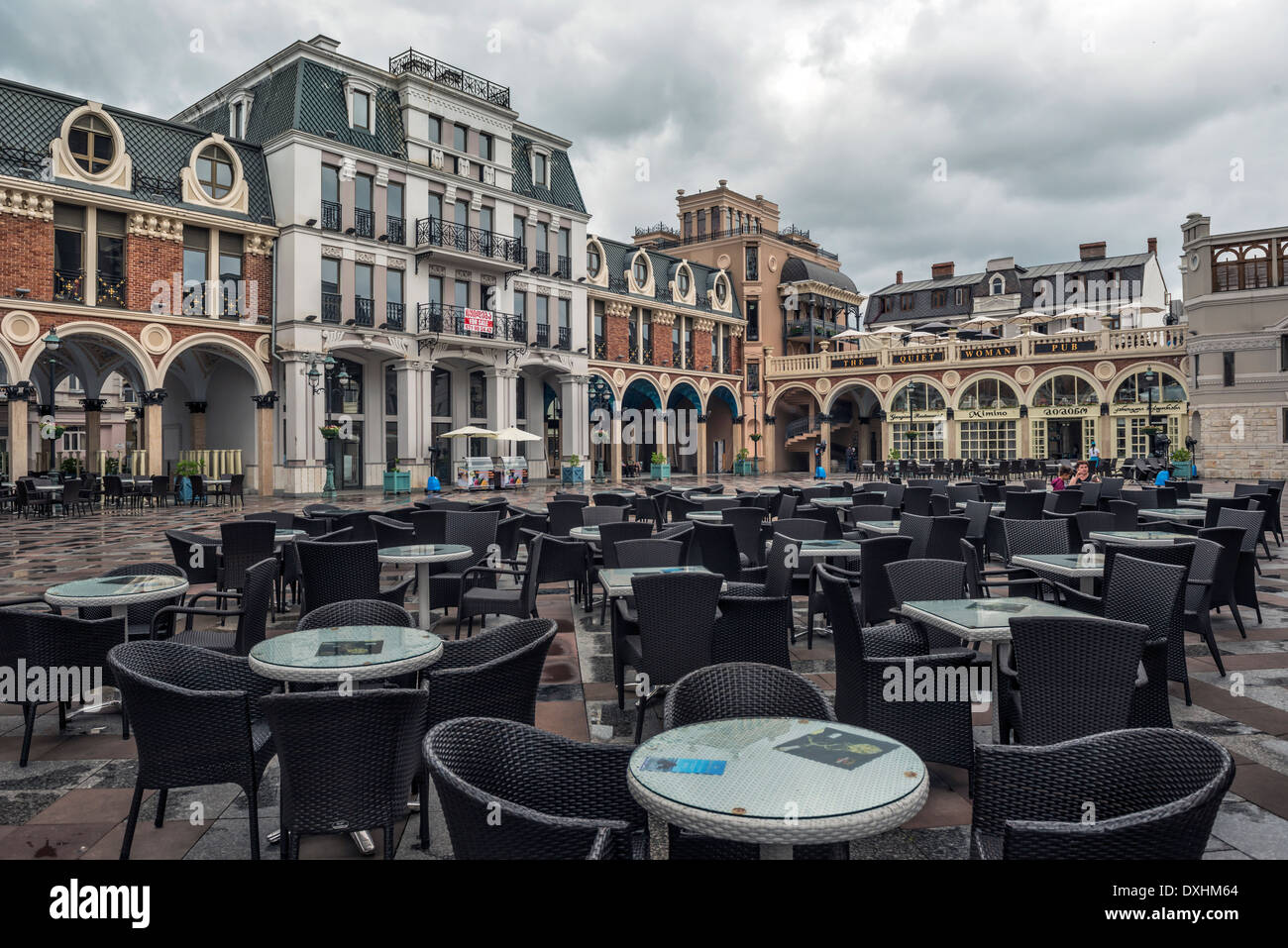 Buildings piazza square batumi georgia hi-res stock photography and ...