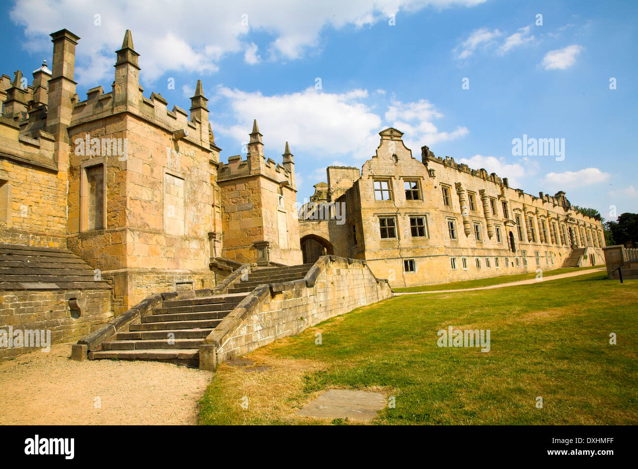 Bolsover Castle, Derbyshire, England founded in the 12th century by the ...