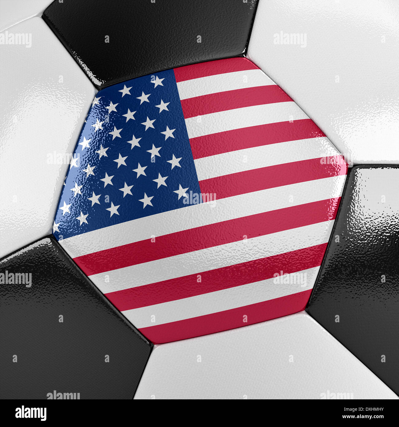 American soccer ball Stock Photo - Alamy