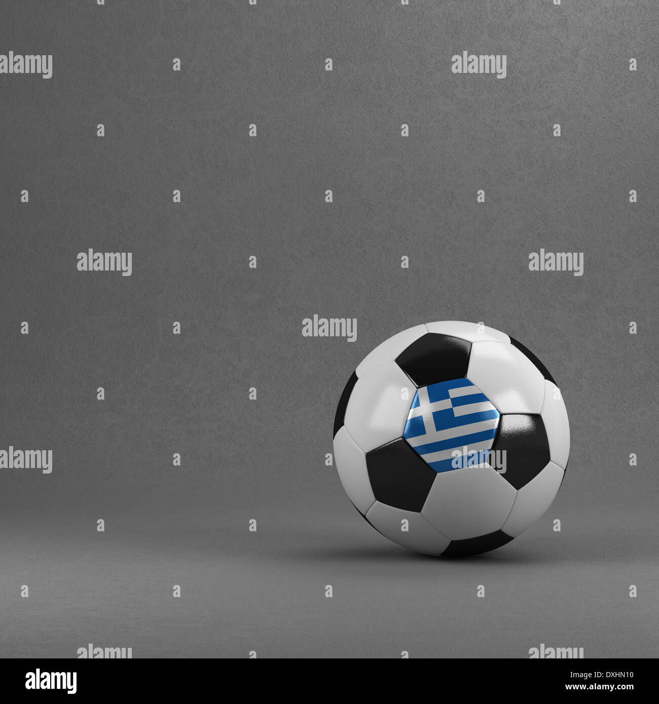 Greek soccer ball Stock Photo - Alamy