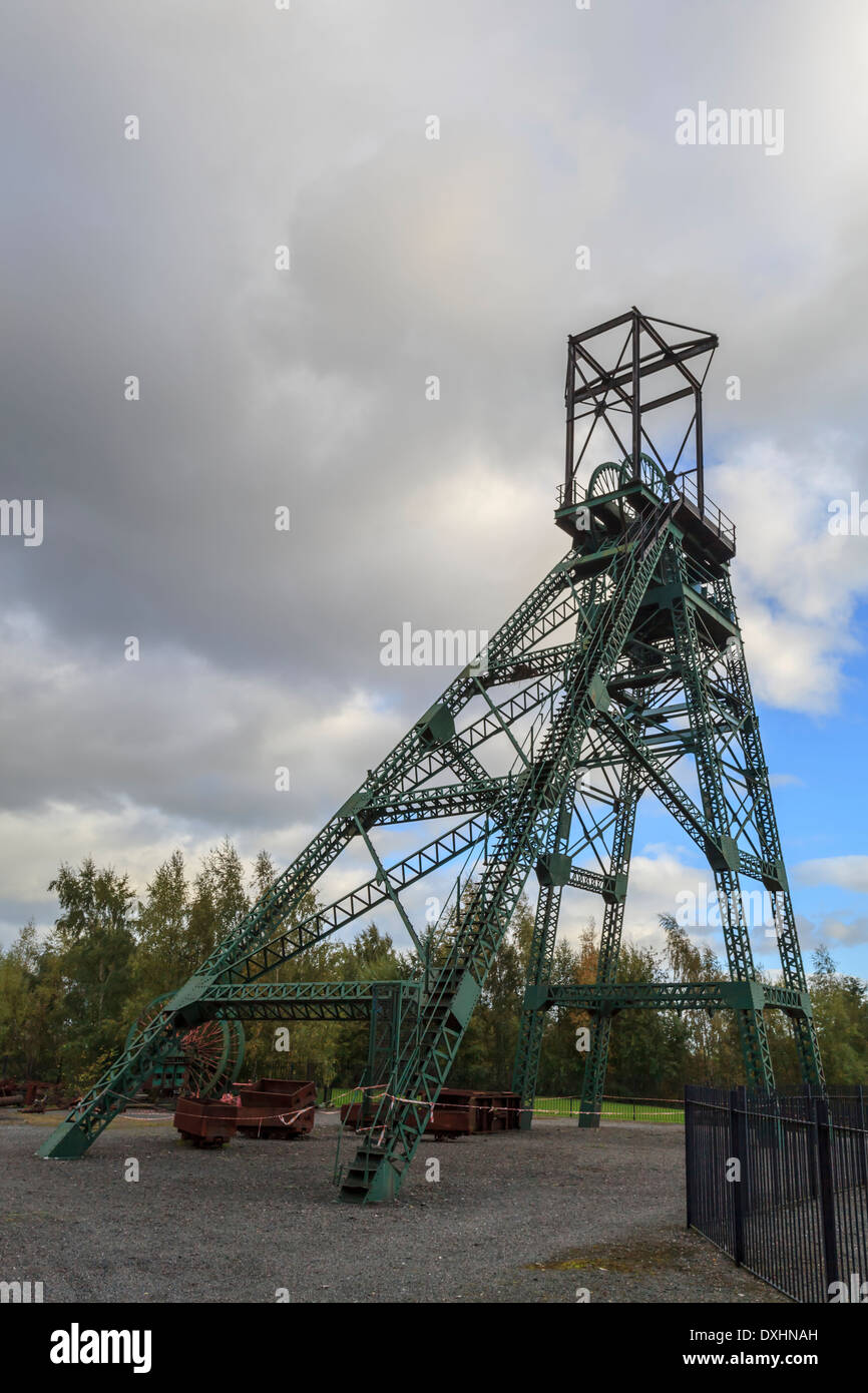 Bersham Colliery Headframe, Wrexham Stock Photo - Alamy