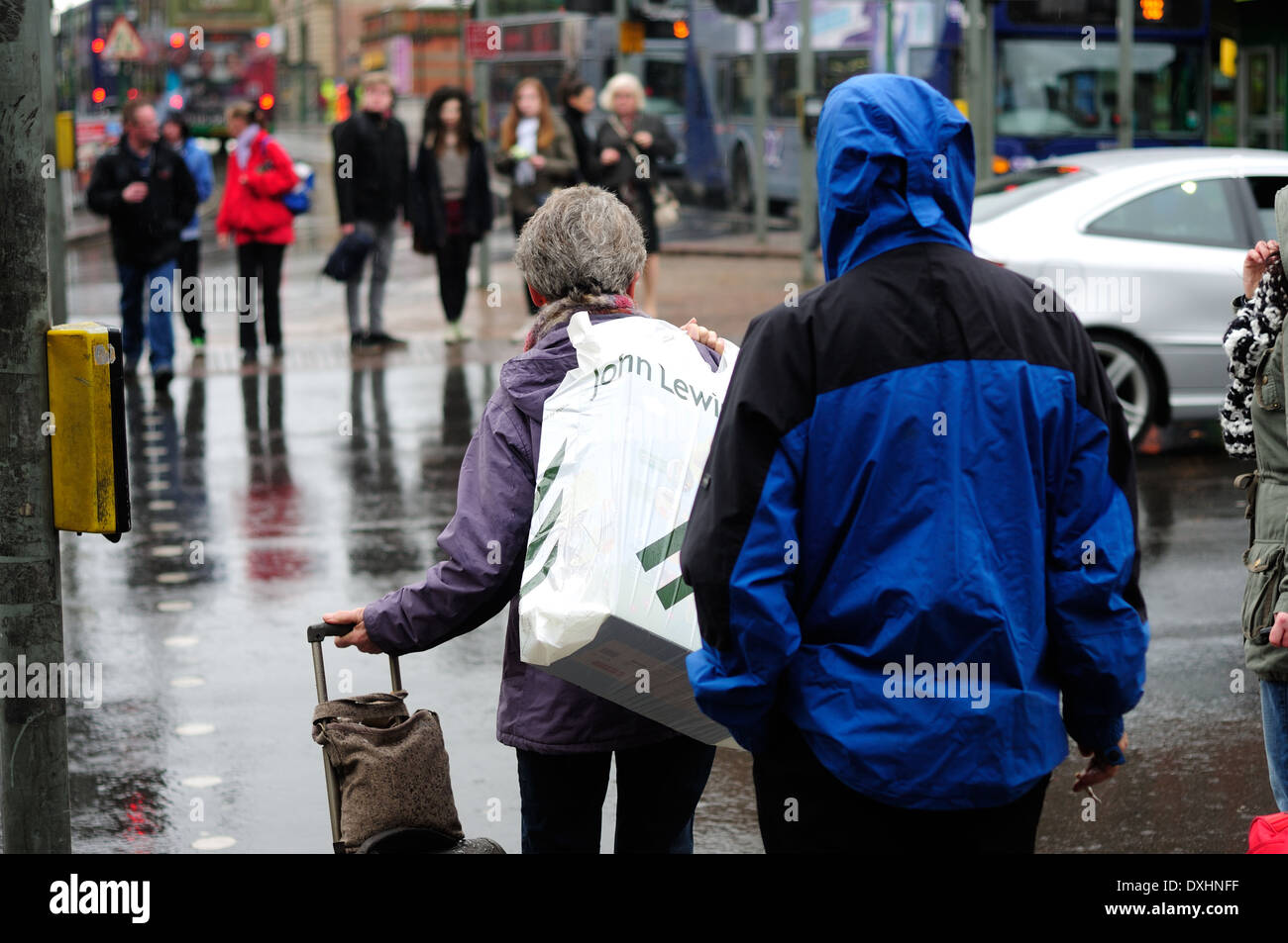 People Waiting At Predestination crossing Stock Photo - Alamy