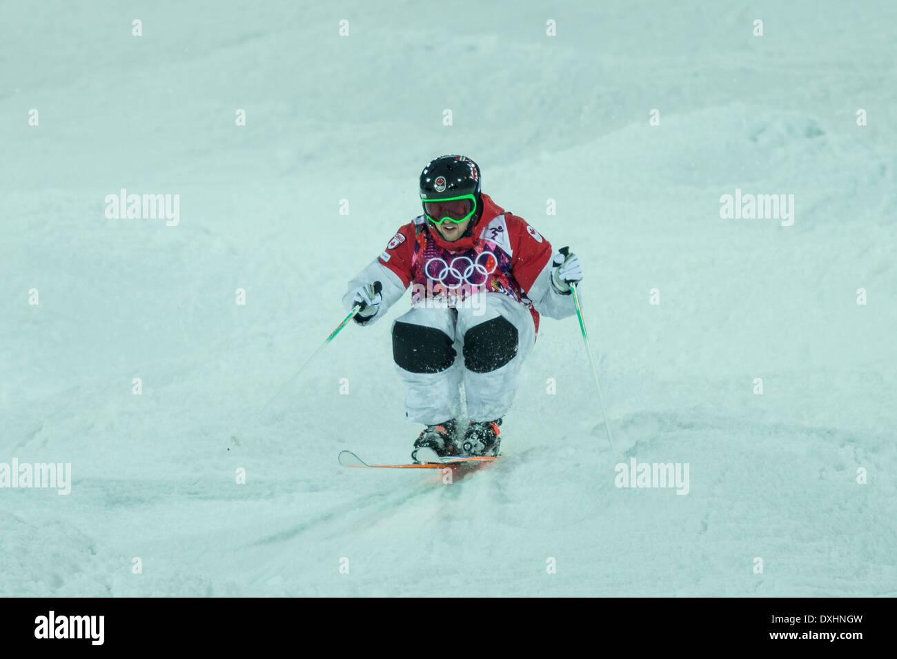 Alex Bilodeau (CAN) Olympic Champion freestyle skier competing in Men's ...