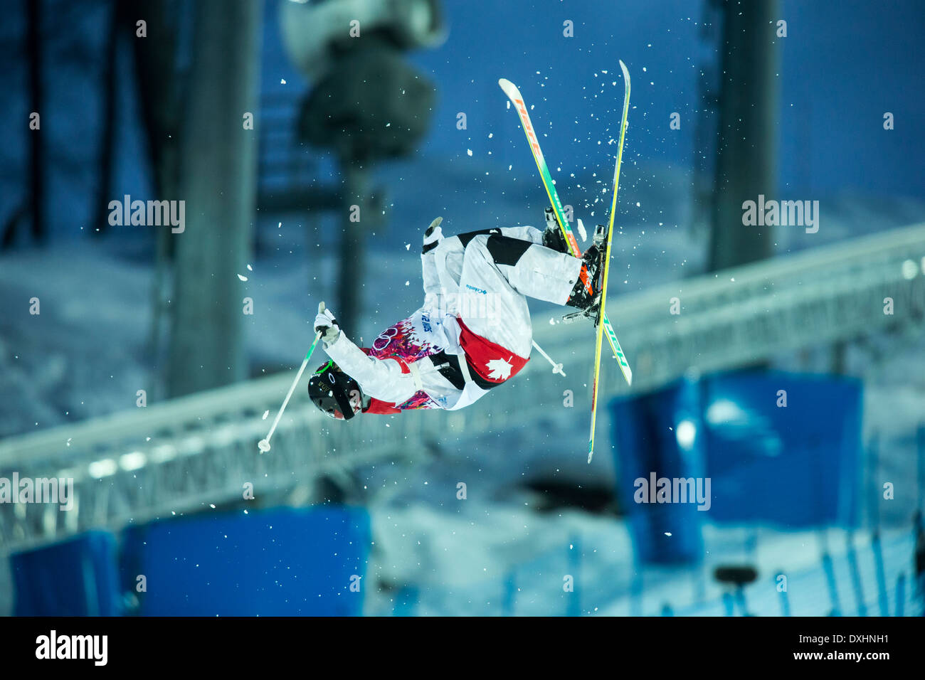 Alex Bilodeau (CAN) Olympic Champion freestyle skier competing in Men's ...