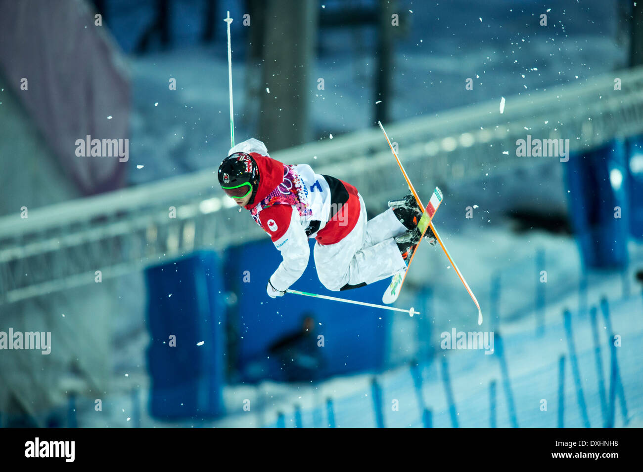 Alex Bilodeau (CAN) Olympic Champion freestyle skier competing in Men's ...
