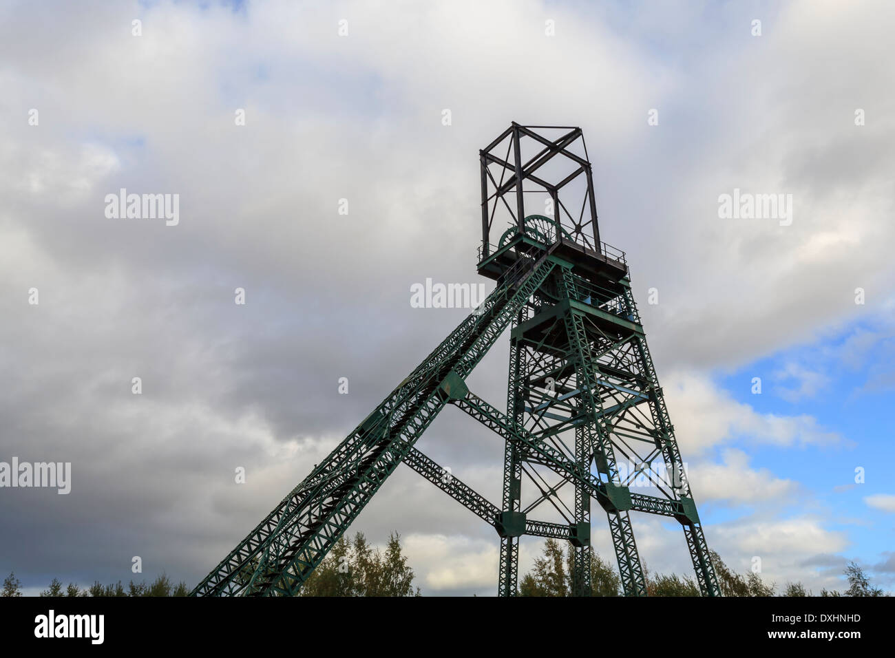 Bersham Colliery Headframe, Wrexham Stock Photo - Alamy
