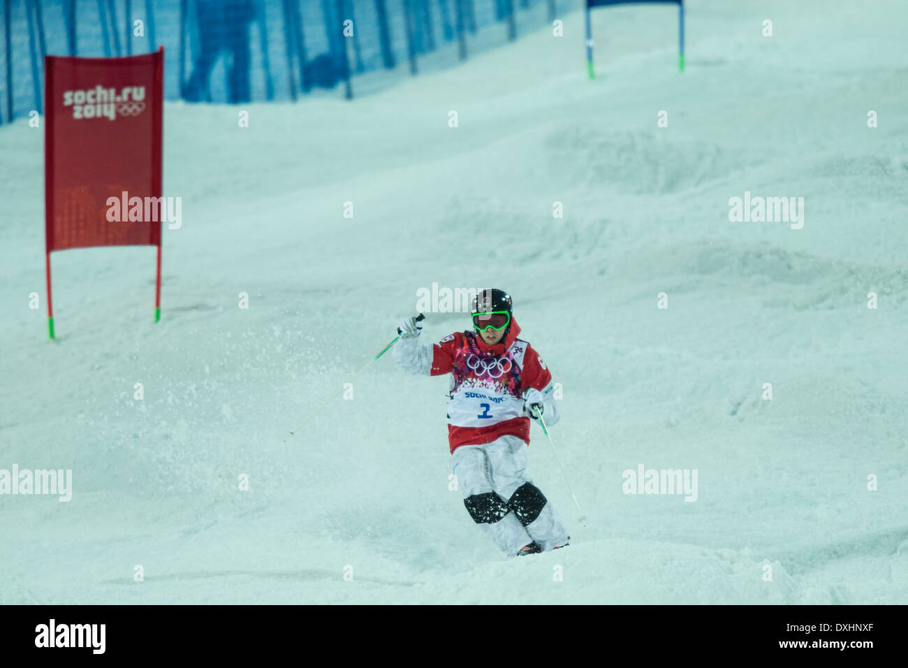 Alex Bilodeau (CAN) Olympic Champion freestyle skier competing in Men's ...