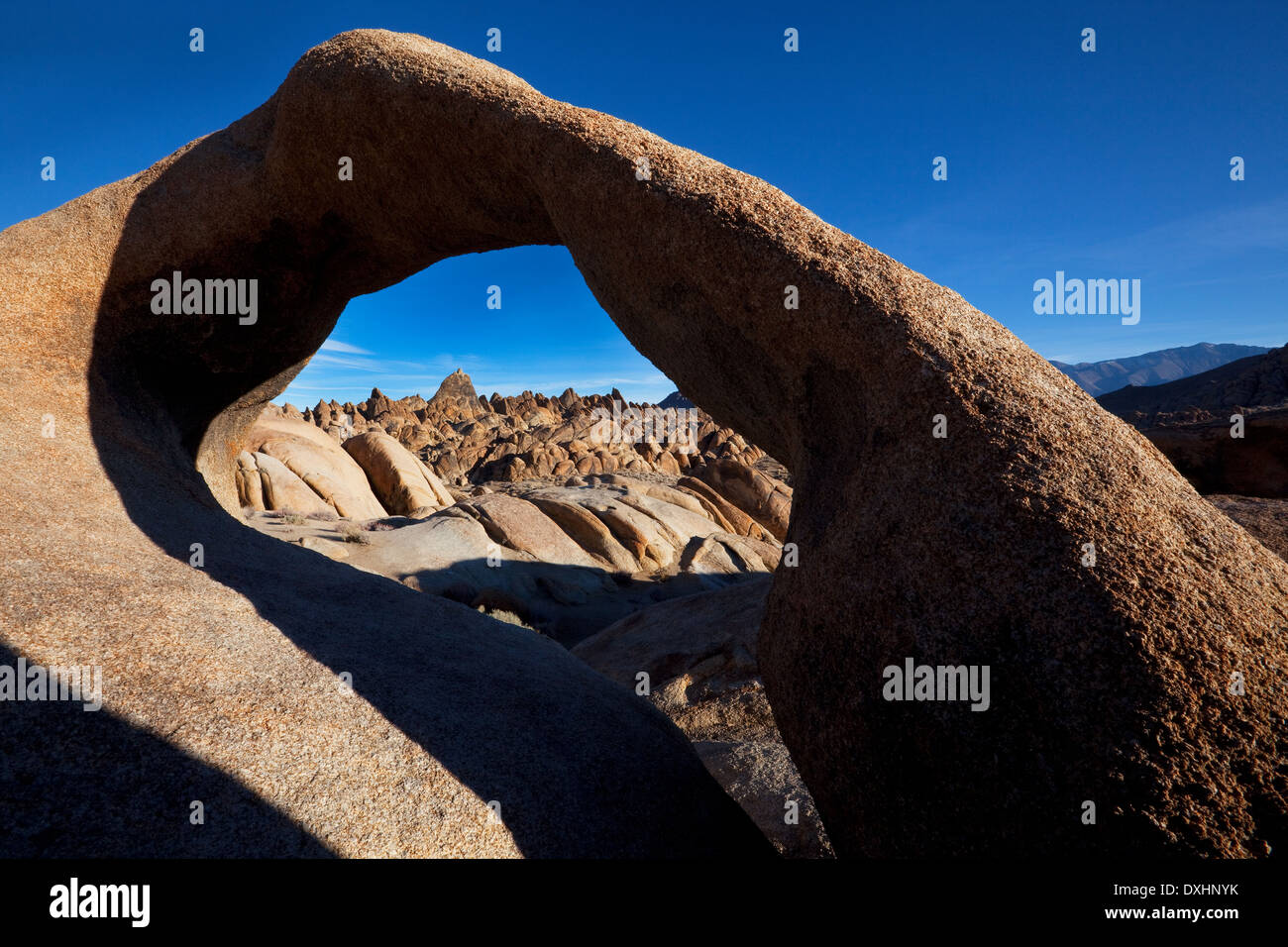 Clock view with the Louvre, Paris, France Stock Photo - Alamy