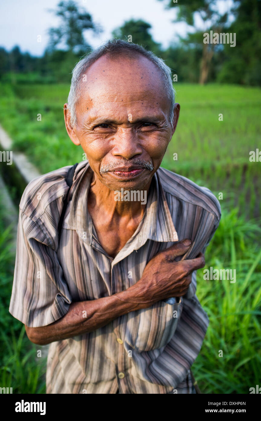 Indonesian mature male portrait hi-res stock photography and images - Alamy