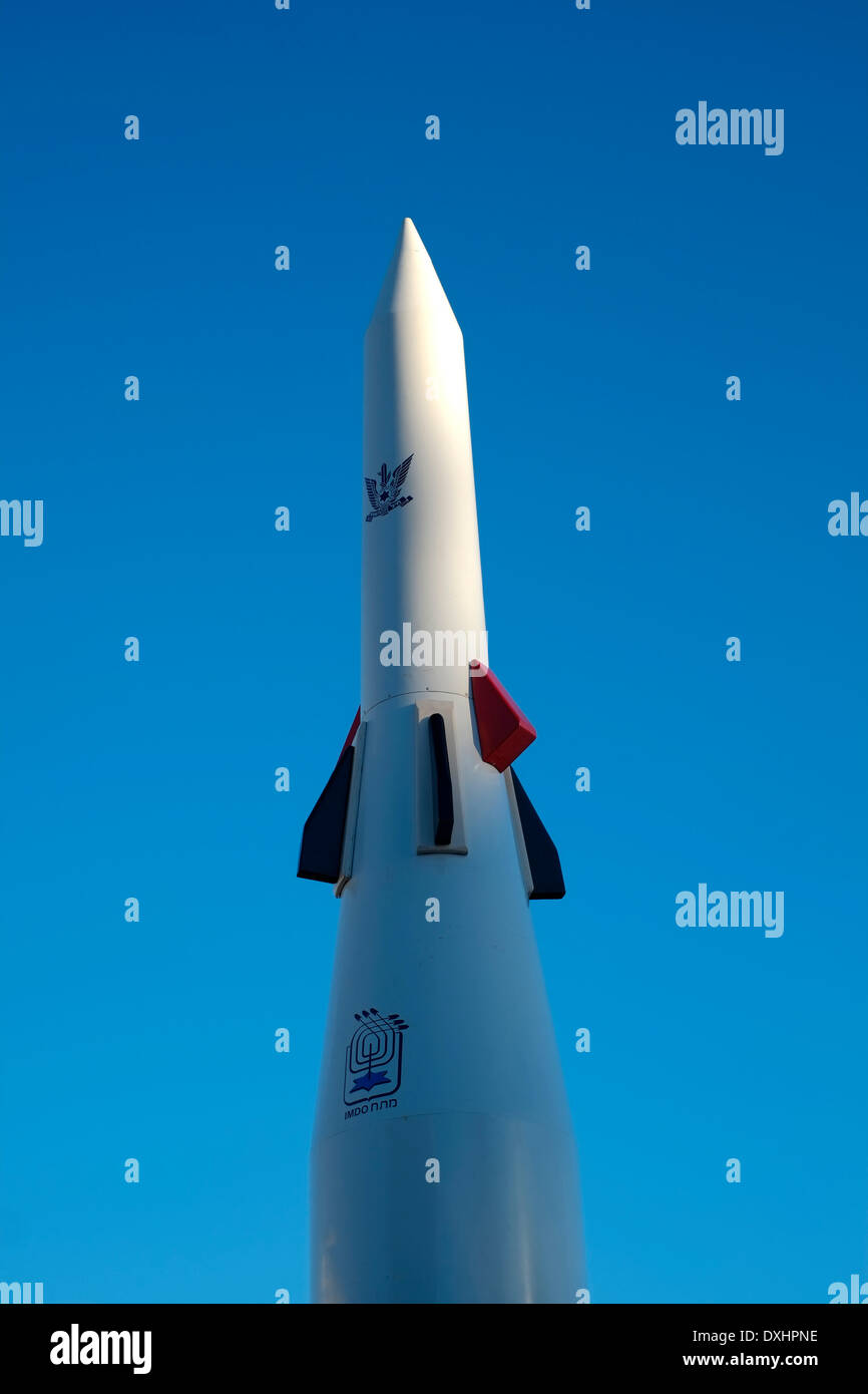 An Arrow 2 or Hetz 2 short/medium range anti-ballistic missile produced ...