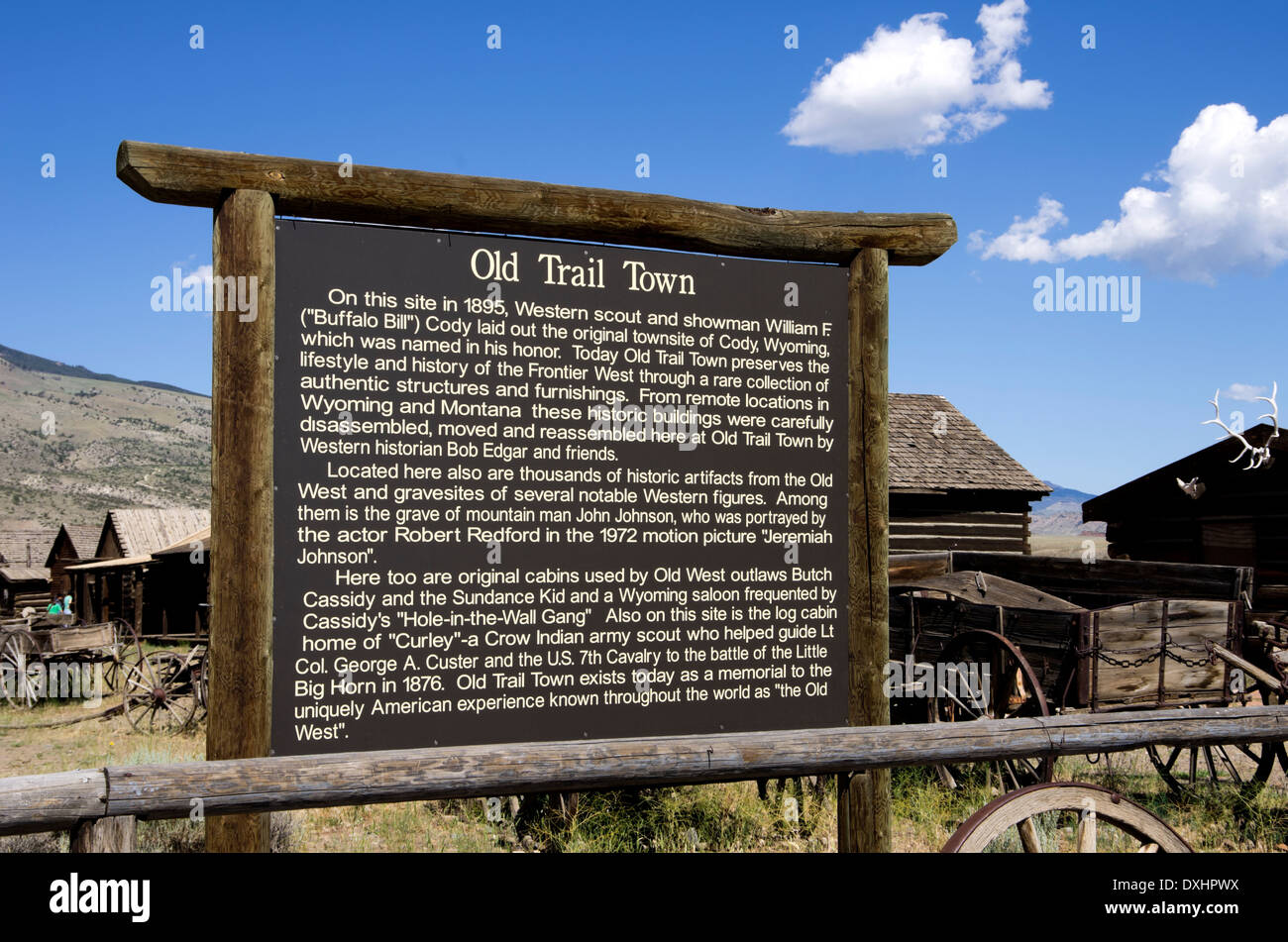 Old trail town hi-res stock photography and images - Alamy