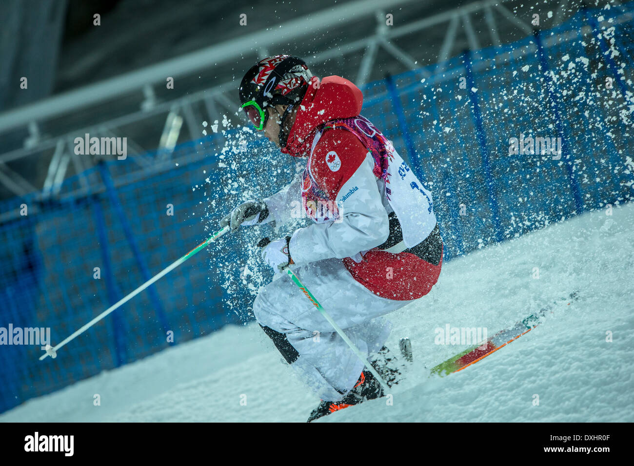 Alex Bilodeau (CAN) Olympic Champion freestyle skier competing in Men's ...