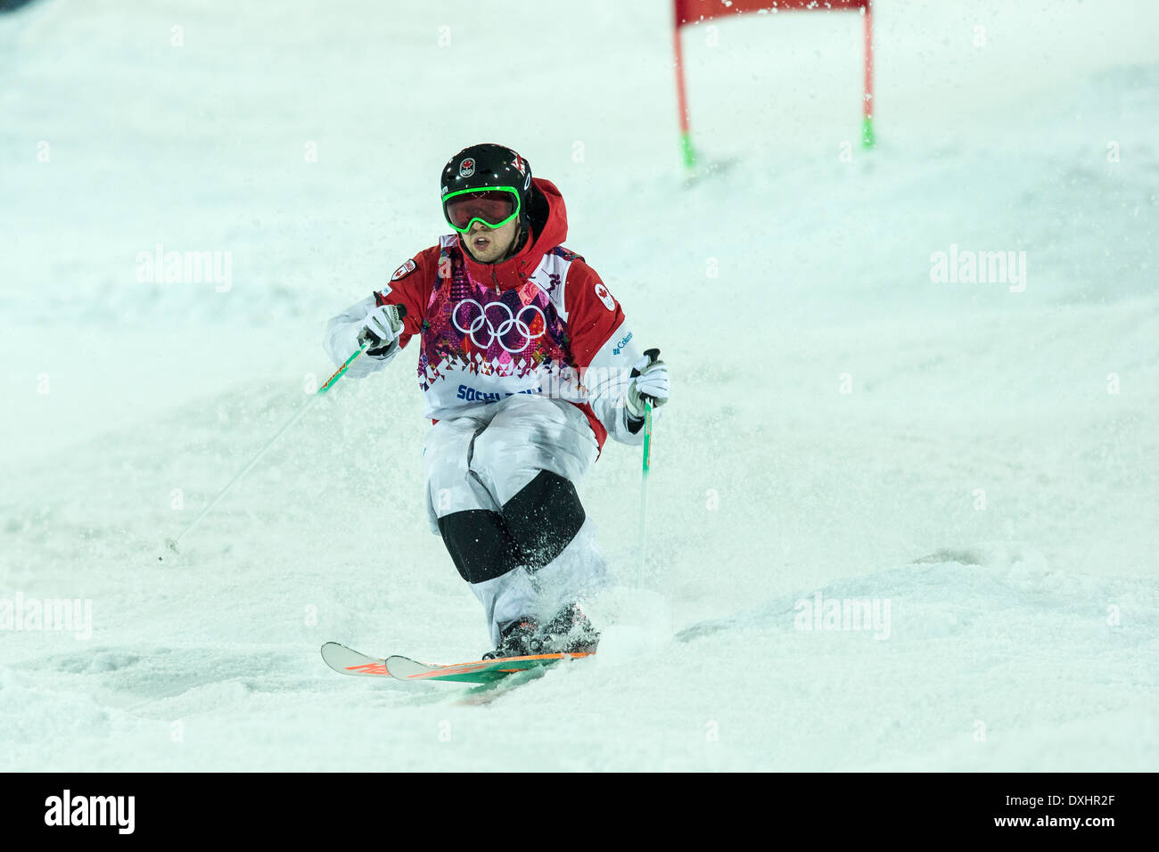 Alex Bilodeau (CAN) Olympic Champion freestyle skier competing in Men's ...