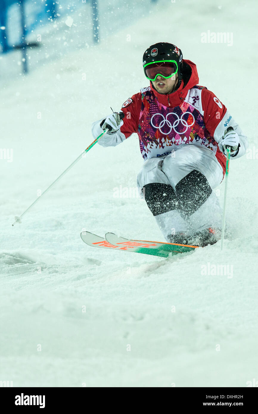Alex Bilodeau (CAN) Olympic Champion freestyle skier competing in Men's ...