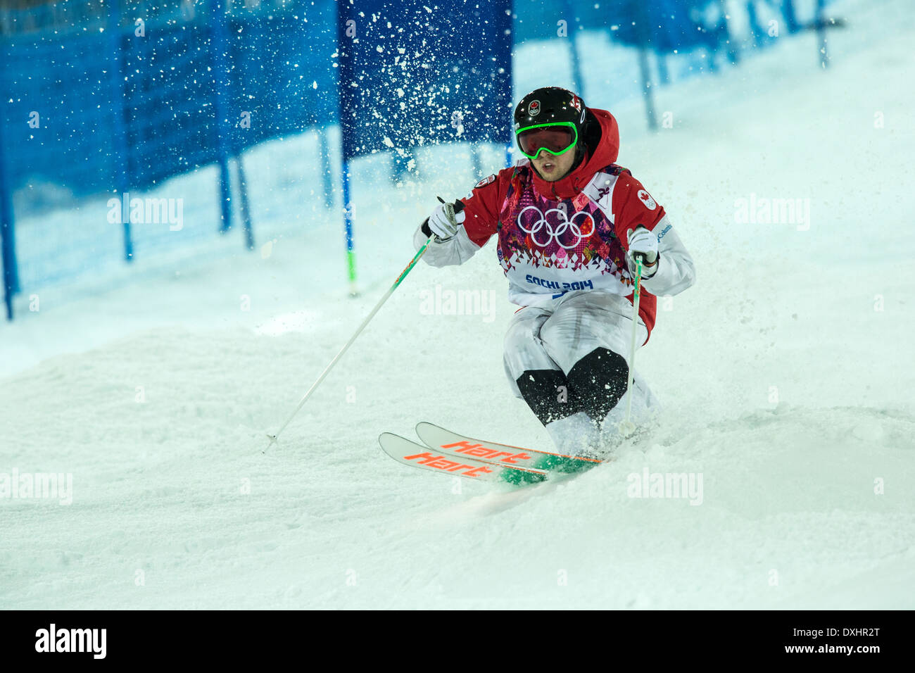 Alex Bilodeau (CAN) Olympic Champion freestyle skier competing in Men's ...
