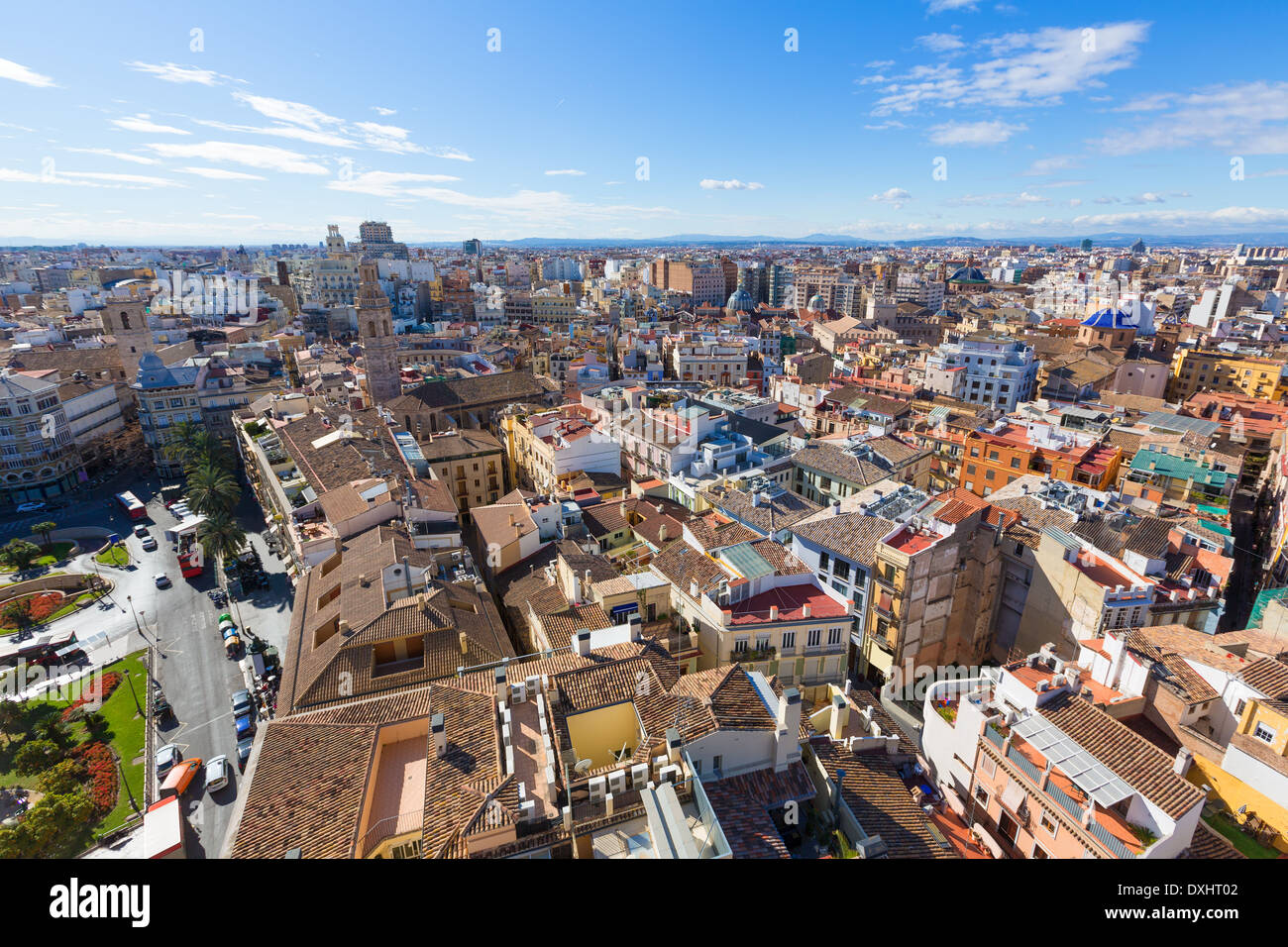 Valencia city skyline buildings hi-res stock photography and images - Alamy