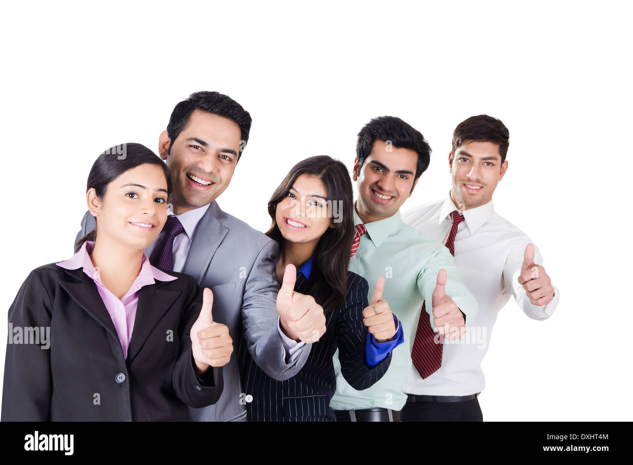 Indian Business People Standing Together Stock Photo - Alamy