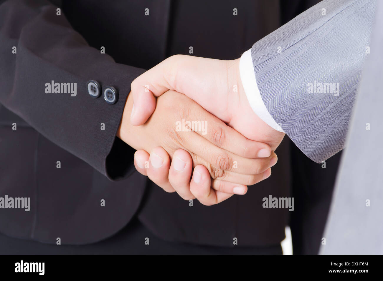 Indian Business People Handshake Stock Photo - Alamy