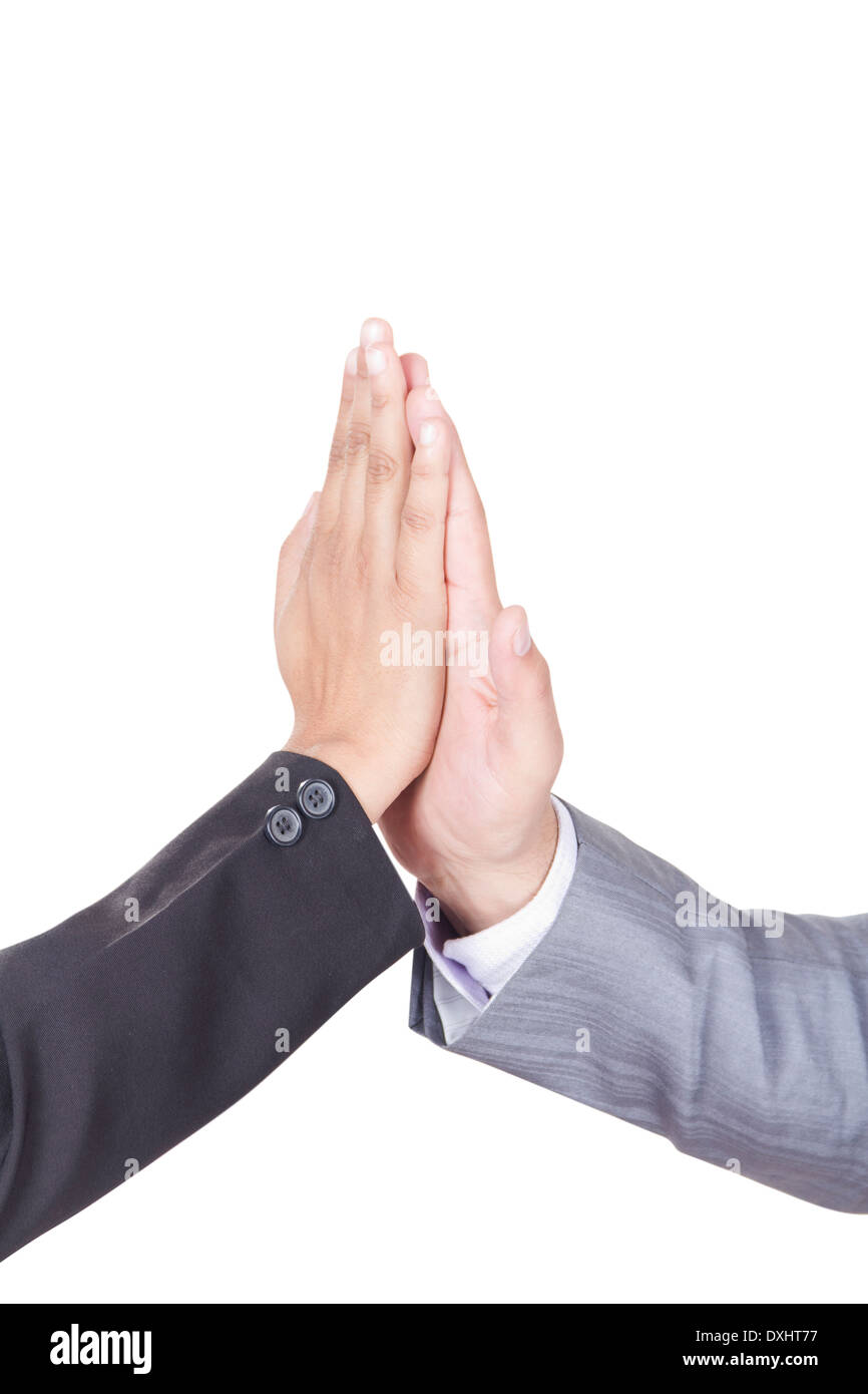 Indian Business People Handshake Stock Photo - Alamy