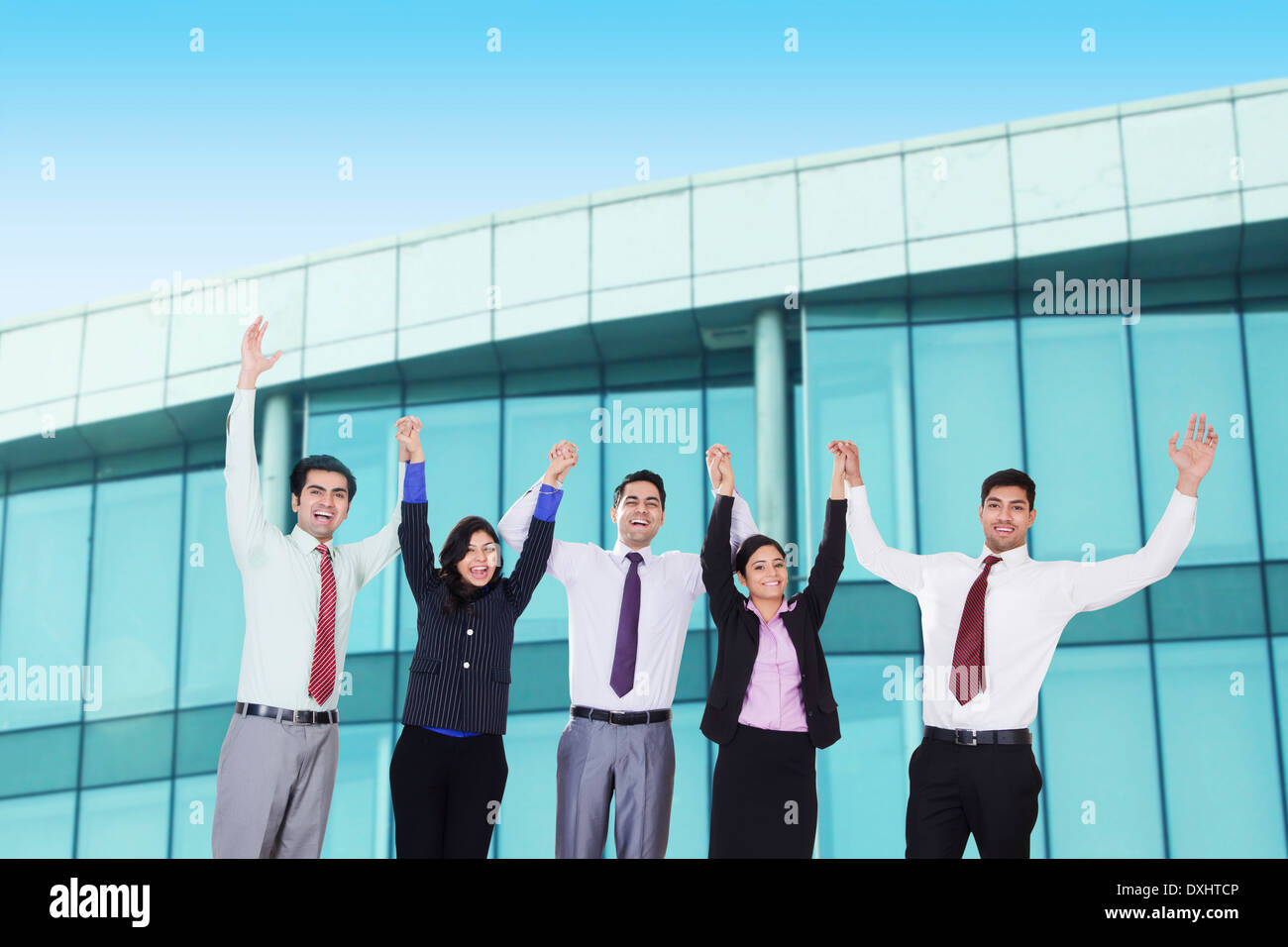 Indian Business People Standing Stock Photo - Alamy