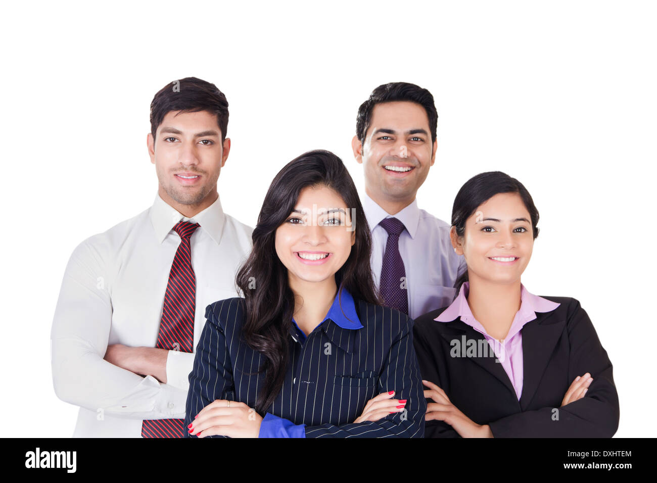 Indian Business People Standing Stock Photo - Alamy
